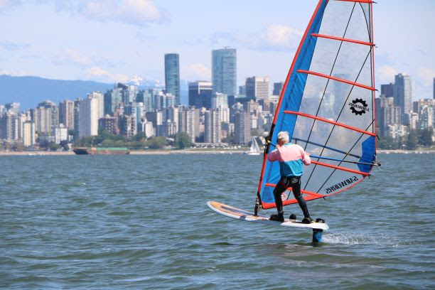 Video Clip: Foiling Windsurfer | Jericho Sailing Centre
